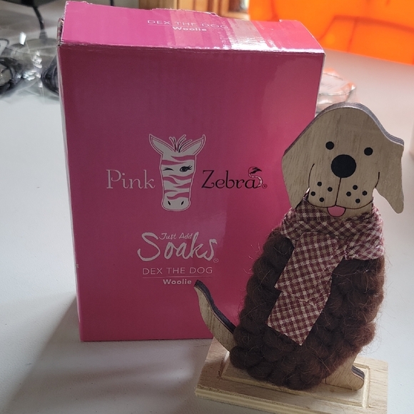 Pink Zebra | Accents | Pink Zebra Dex The Dog Woolie Figurine | Poshmark
